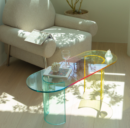 아크릴 라운지 테이블 - 스튜디오 리포소